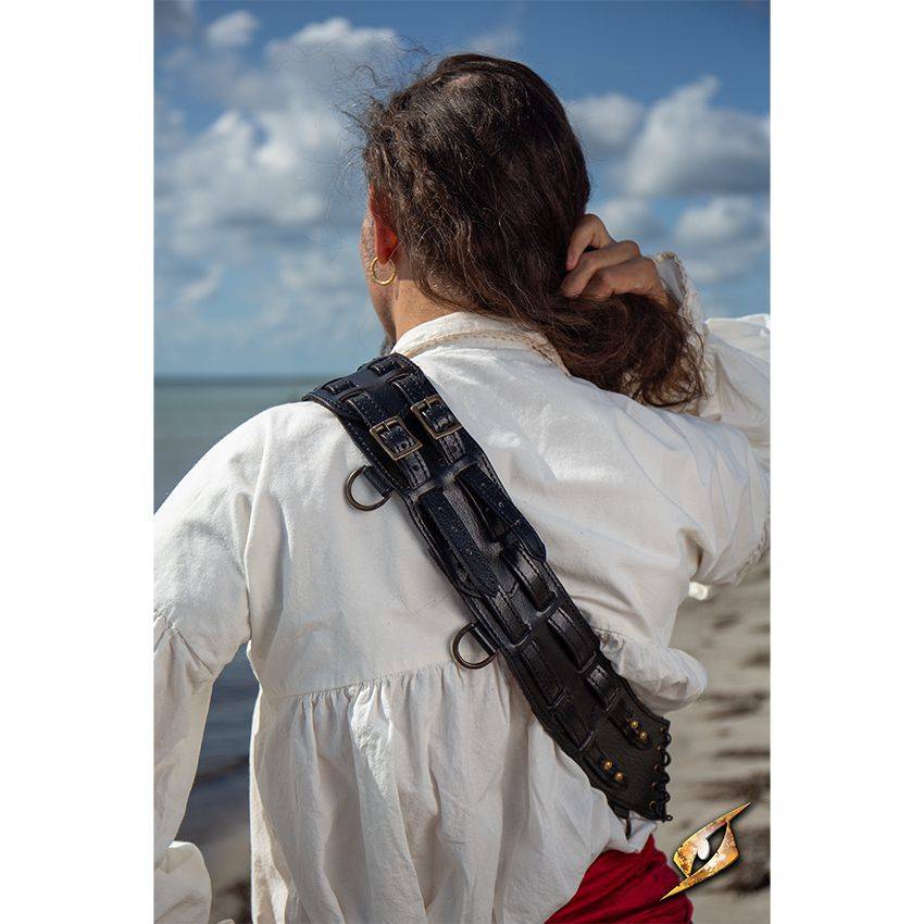 Leather Bandolier - Adjustable for LARP Adventures| GoblinSmith